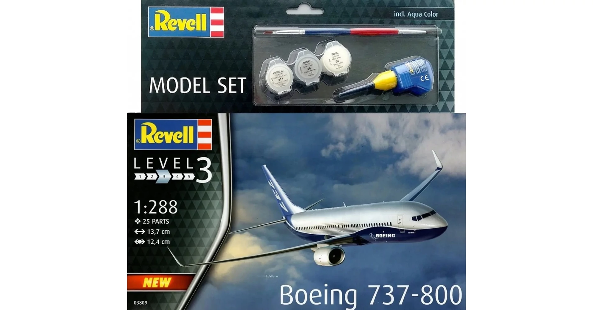 Revell 1:288 Boeing 737-800 SET repülő makett - MAKETT REPÜLŐGÉP
