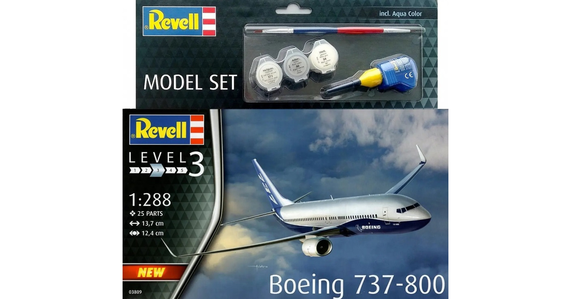 Revell 1:288 Boeing 737-800 SET repülő makett - MAKETT REPÜLŐGÉP