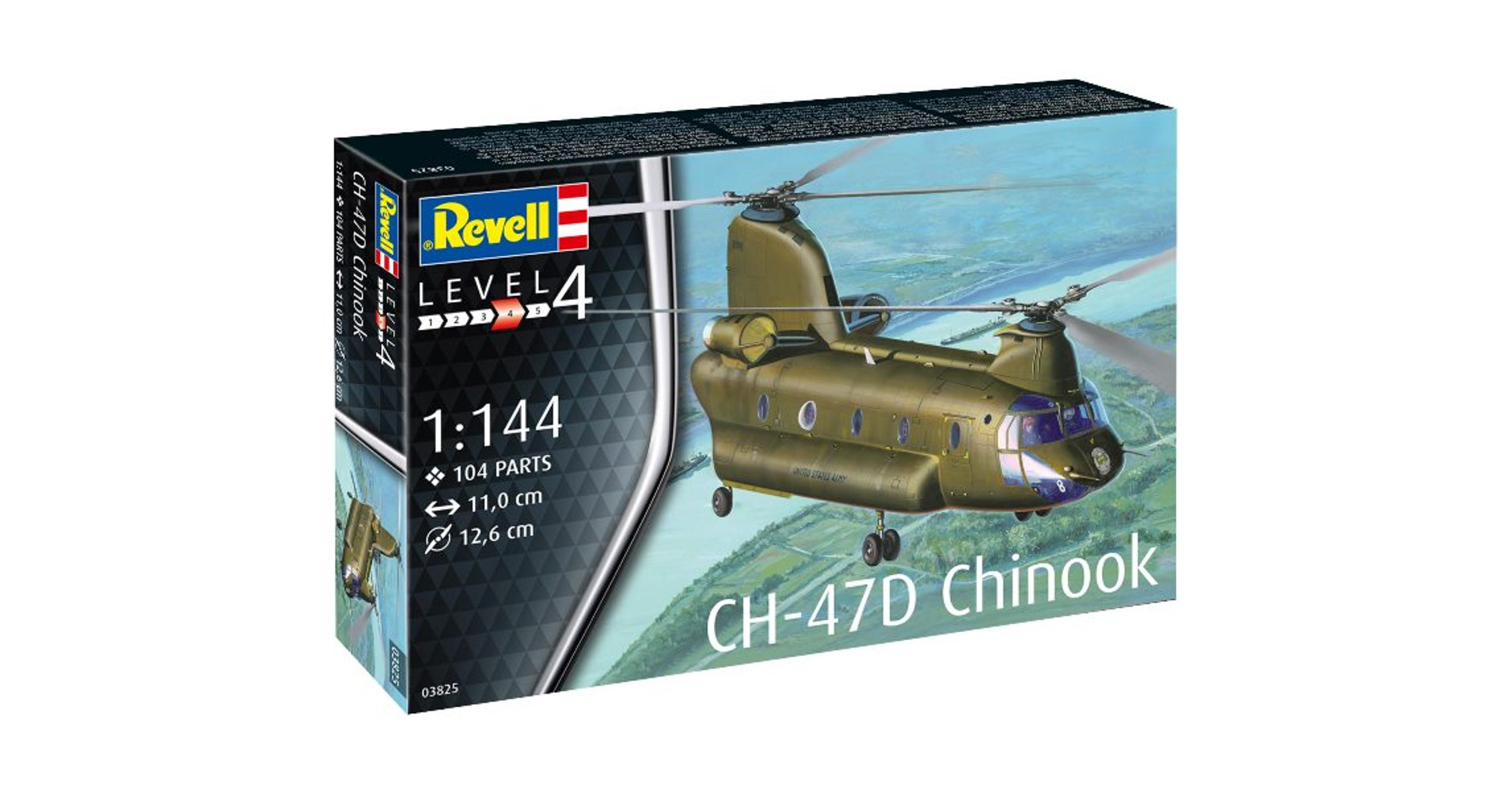 Revell 1:144 CH-47D Chinook helikopter makett - MAKETT HELIKOPTER