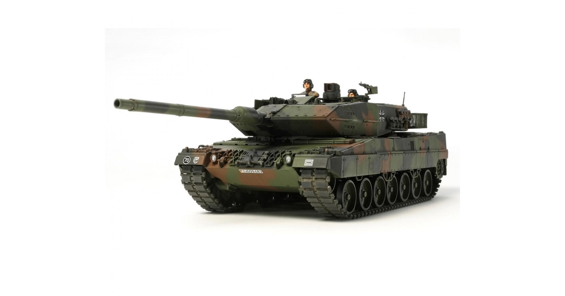 Tamiya 1:35 BW MBT Leopard 2A6 (3) tank makett - MAKETT TANK