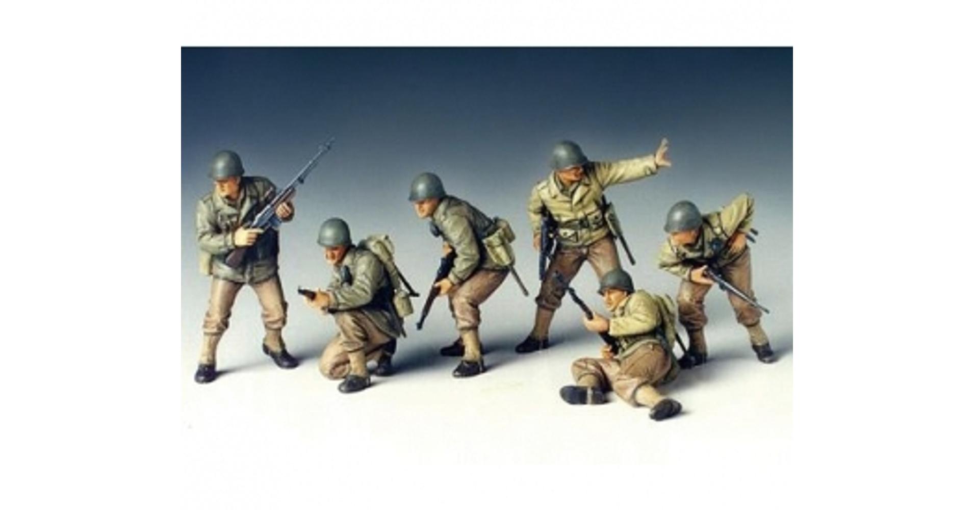 Tamiya 1:35 Fig-Set US Infantry Assault (6) figurakészlet makett - MAKETT FIGURÁK