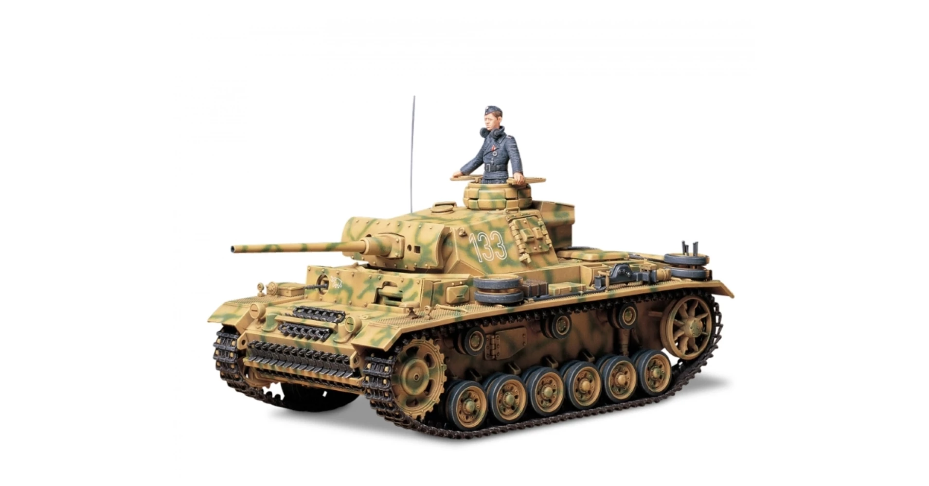 Tamiya 1:35 Ger. PzKpfw. III Ausf. L (1) tank makett - MAKETT TANK
