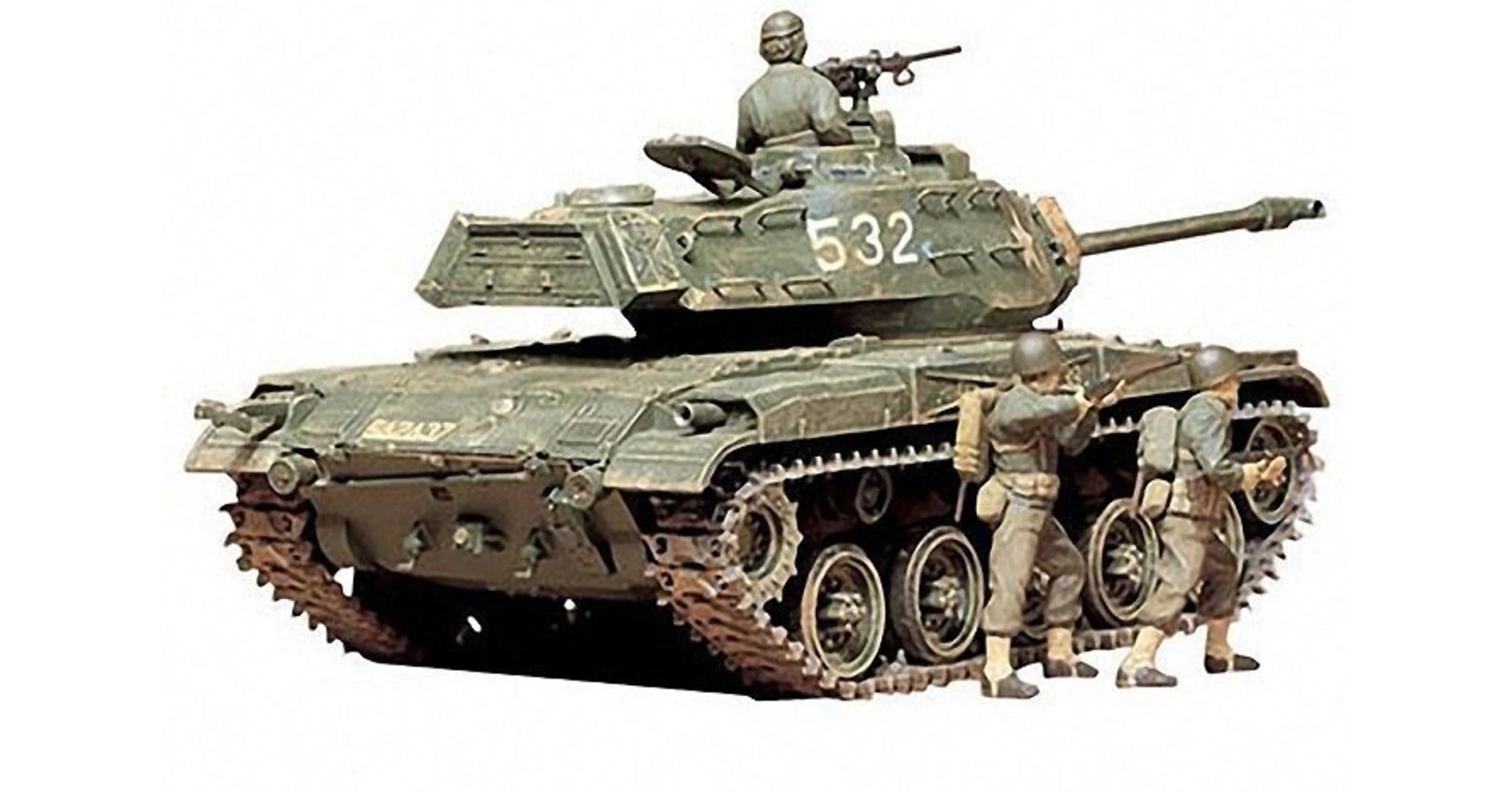 Tamiya 1:35 US Tank M41 Walker Bulldog tank makett - MAKETT TANK