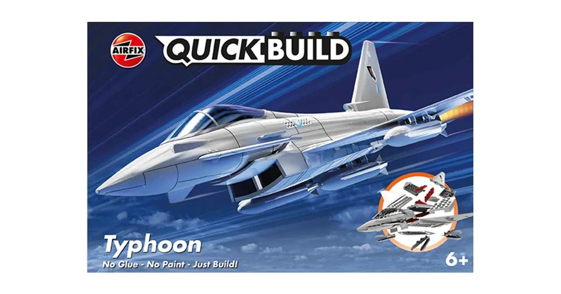 Airfix QUICKBUILD Eurofighter Typhoon - MAKETT REPÜLŐGÉP