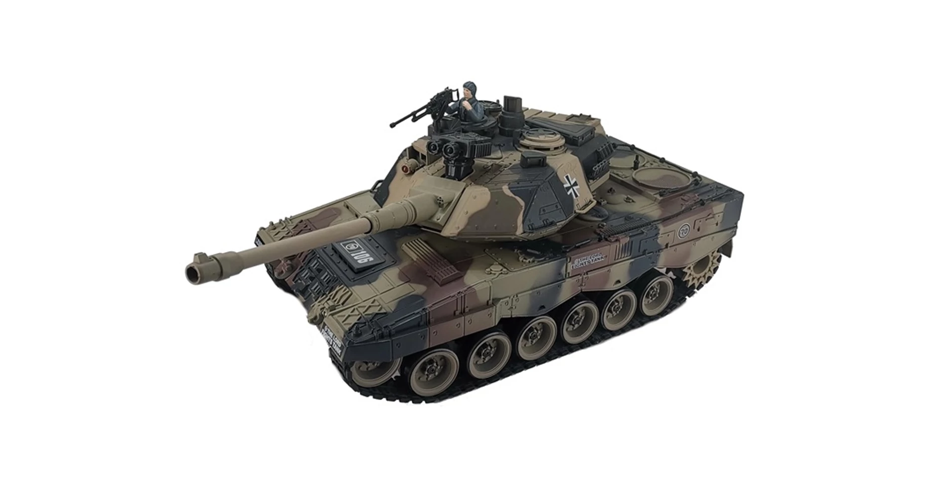 BROTHER TANK Leopard 2 műanyaglövedékes távirányítós tank 46cm-es ...