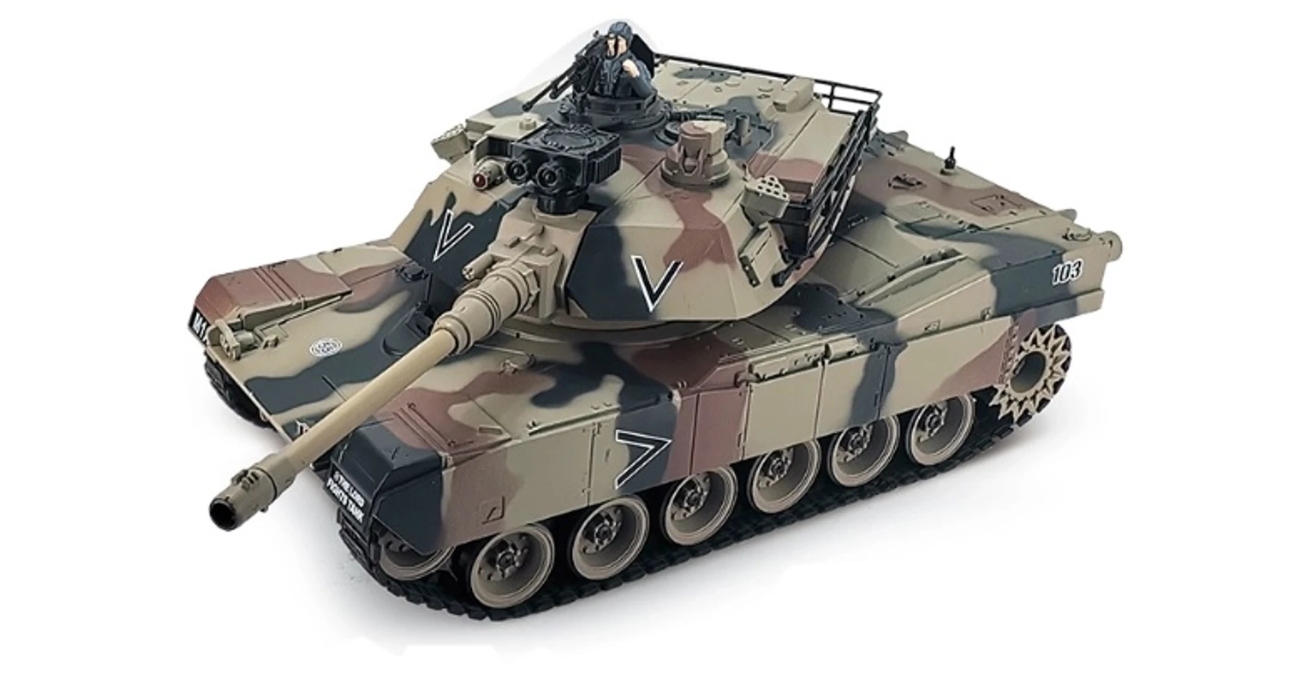 BROTHER TANK M1A2 Abrams műanyaglövedékes távirányítós tank 46cm-es ...