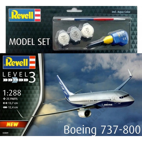 Revell 1:288 Boeing 737-800 SET repülő makett - MAKETT REPÜLŐGÉP